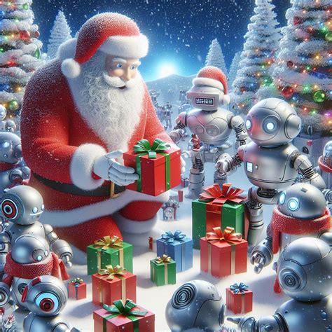 Ki Generert Julebilde Digital Kreativitet I Barnehagen