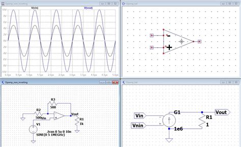 Simulation Of Ideal Operational Amplifier Using Ltspice Circuit