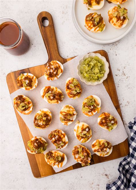 Bbq Deviled Eggs Recipe Fab Everyday