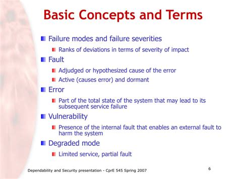PPT Basic Concepts And Taxonomy Of Dependable And Secure Computing PowerPoint Presentation
