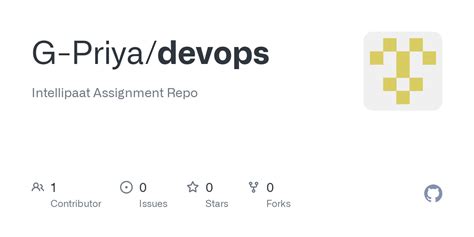 GitHub G Priya Devops Intellipaat Assignment Repo