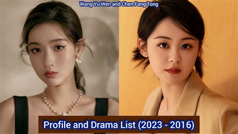 Wang Yu Wen And Chen Fang Tong Profile And Drama List 2023 2016 Youtube