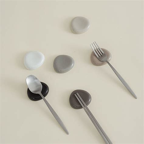 에라토 스톤 젓가락 숟가락 받침대 4p 세트 위시버킷