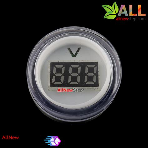 ดิจิตอลโวลต์มิเตอร์ Led 20 500vac แบบติดแผงแสดงผล จอสีขาว Arduinoall