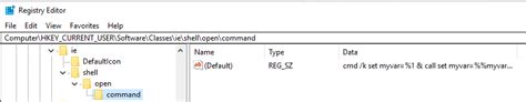 windows open internet explorer from chrome using a protocol handler