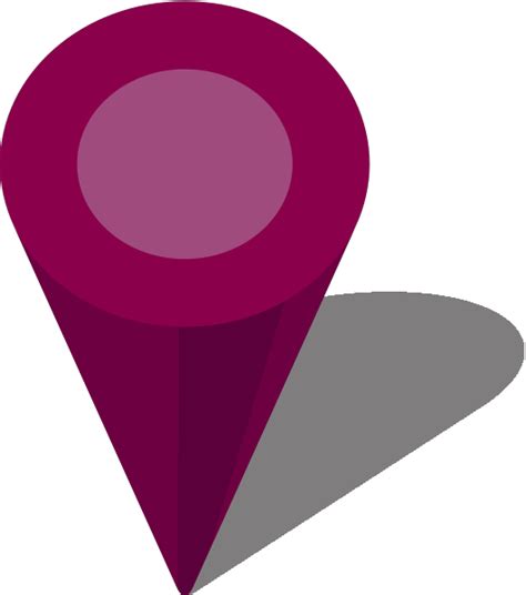 Simple Location Map Pin Icon3 Purple Free Vector Data Vector Icons