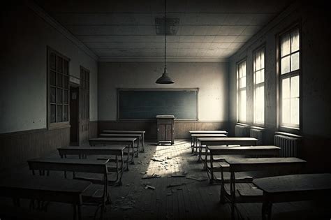 Premium Photo Empty Classroom