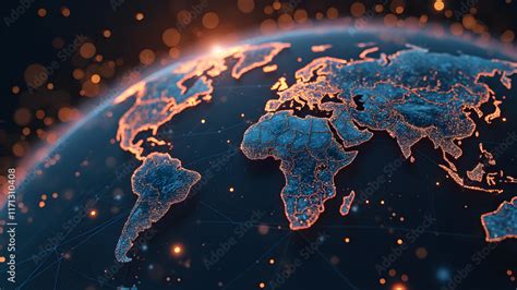 Foto De Stock Ai Supply Chain Optimization Techniques Global Supply Chain Network Strategies