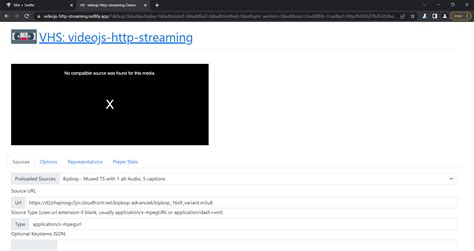 Hls Streaming Not Working On Chromium 5368 · Issue 8266 · Videojs
