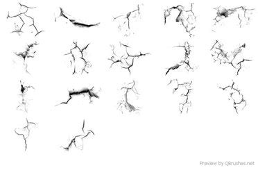 균열 브러쉬 무료 Psd 다운로드 Freeimages