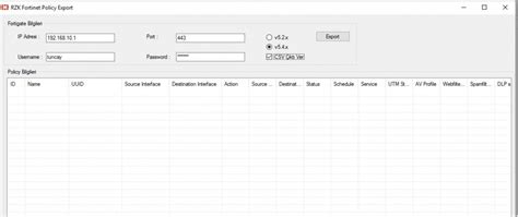 Fortigate Policy Export Tuncay BaŞ Fortinet Utm Firewall Ve Php