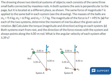 answered the drawing shows two identical systems… bartleby