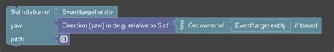 smooth entity rotation mcreator