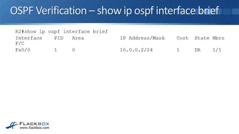 Cisco Ospf Basic Configuration Flackbox