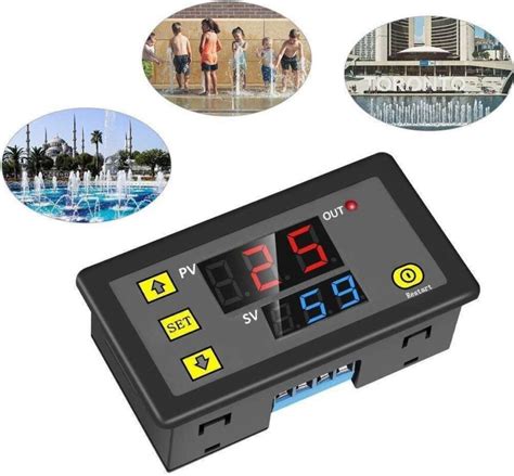Ac 110v 220v Digital Time Delay Relay Dual Led Display Cycle Timer