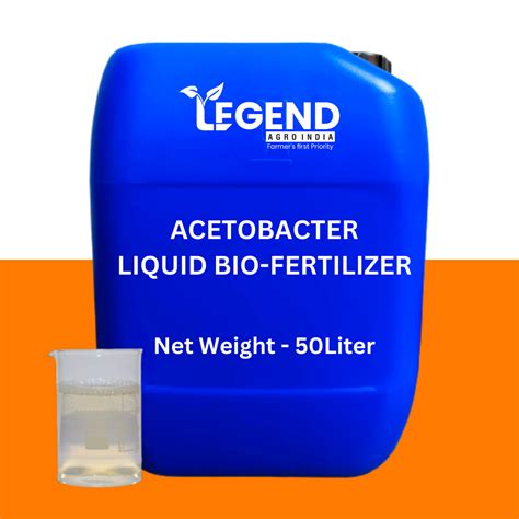 Acetobacter Liquid Bio Fertilizer Legend Agro India