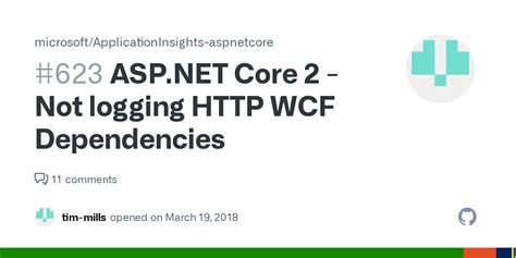 asp core 2 not logging wcf dependencies · issue 623 · microsoft applicationinsights