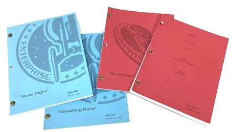 lot 4 star trek scripts