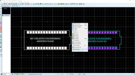 MY CREATIVE ENGINEERING How To Add Arduino Nano Footprint PCB Package On Proteus V V