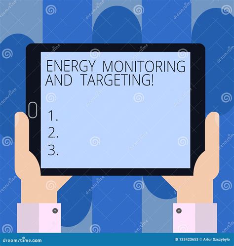 Handwriting Text Writing Energy Monitoring And Targeting Concept