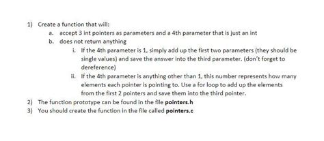 Solved 1 Create A Function That Will A Accept 3 Int