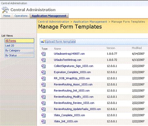 How To Deploy An Infopath Form To A Browser Enabled Wss Zeljko Sovic Developersde