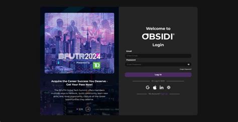 Kitanga Nday On Linkedin Just Saw That Obsidi®updated Its Login Page Very Happy To See The