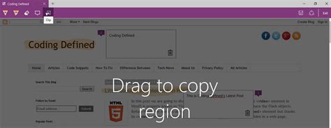 Create Web Note In Microsoft Edge Browser In Windows 10 Coding Defined