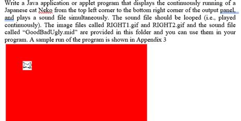 Solved Write A Java Application Or Applet Program That