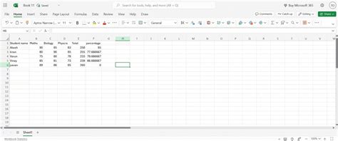How To Create Marksheet In Ms Excel 1 Minute Video Guide