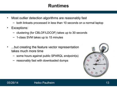 Identifying Wrong Links Between Datasets By Multi Dimensional Outlier Detection Ppt
