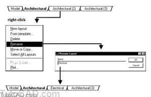 How To Manage Layout Tabs Tutorial AutoCAD