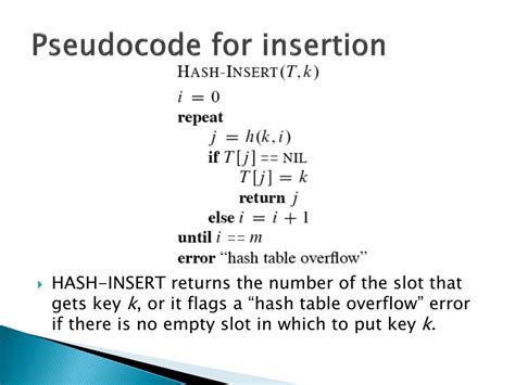 Ppt Hash Tables Powerpoint Presentation Free Download Id2595197