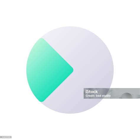 segment chart pixel perfect flat gradient twocolor ui icon stock