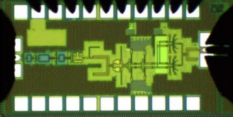 Photograph Of The Single Band Transmitter Chip Upper Frequency Band Download Scientific
