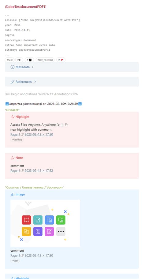 My Zotero Annotation Template That Works Share Showcase Obsidian Forum