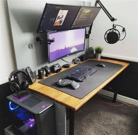 Computer Desk Setup Computer Desks For Home Gaming Room Setup Computer Room Pc Setup Gaming