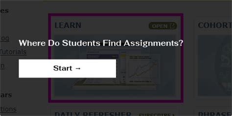 Where Do Students Find Assignments