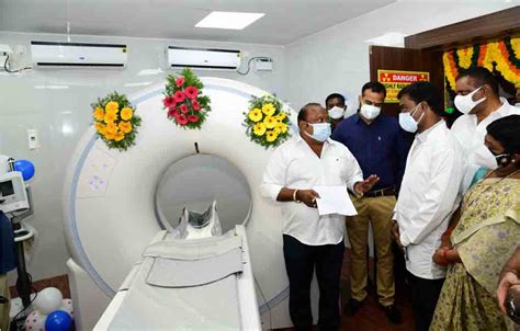 Gangula Kamalakar Inaugurates Ct Scan Centre In Karimnagar Telangana Today