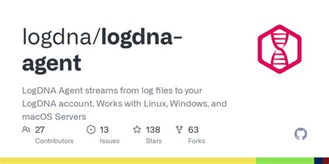 GitHub Logdna Logdna Agent LogDNA Agent Streams From Log Files To Your LogDNA Account Works