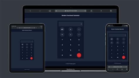 Create A Responsive Calculator App With Html Tailwindcss And