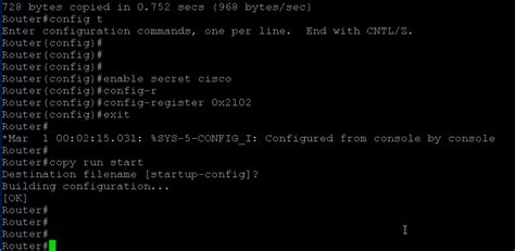 how to reset cisco router password olinux