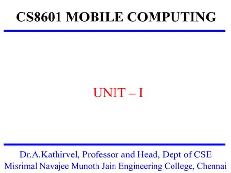 cs8601 mobile computing pdf