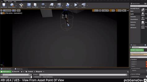 Quick Dev Tip 81 Ue4 Ue5 View From Asset Point Of View — Cbgamedev