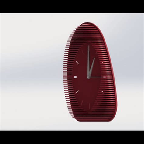 Stl File Parametric Wall Clock 3 🕰️ ・3d Printer Model To Download・cults