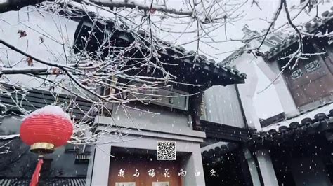 人间初雪如期而至一场清染人间的洁白向天地万物问候冬安