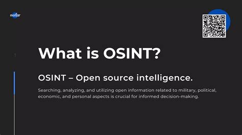 What Is Open Source Intelligence Osint Pdf
