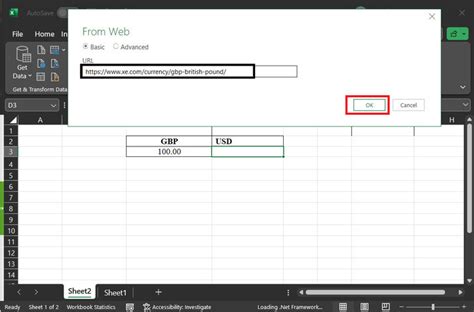 如何在 Excel 中插入实时汇率 W3schools 教程