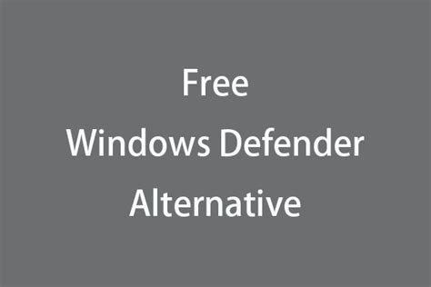 How To Run Windows Defender Full Quick Custom Offline Scan MiniTool