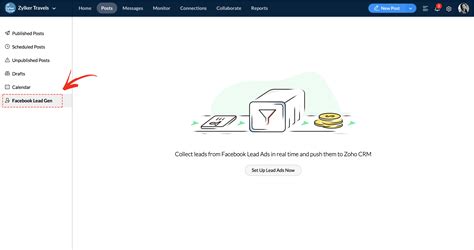 How Do I Set Up Facebook Lead Generation On Zoho Social